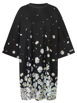 Moschino Floral-print Mini Dress - Black
