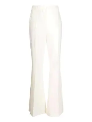 Zuhair Murad High-waisted Flared Trousers - White
