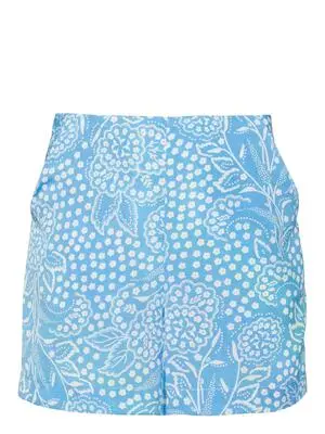 BAMBAH Azalea High-waisted Shorts - Blue