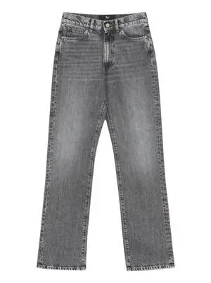 3x1 Straight-leg Cotton Jeans - Grey
