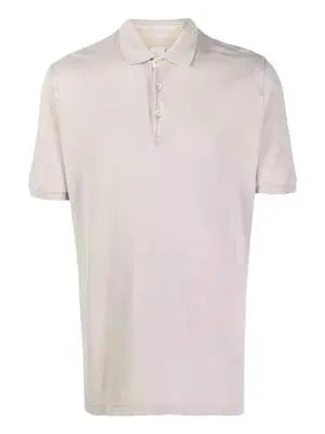 Fedeli Short-sleeve Polo Shirt Neutrals