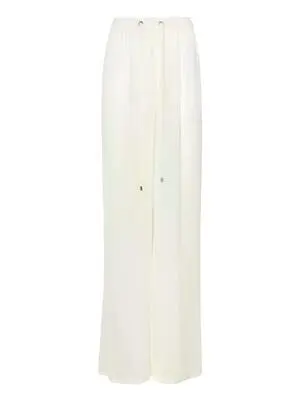PARAMIDONNA Aurora Metallic-threading Palazzo Pants - Neutrals