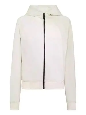 PLEIN SPORT Zip-up Hooded Jacket - Neutrals