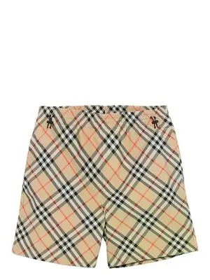 Burberry Vintage Check Relaxed Fit Shorts - Neutrals