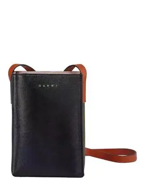 Marni Nano Museo Soft Shoulder Bag - Black