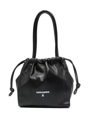Patrizia Pepe Soft Rock Tote Bag - Black