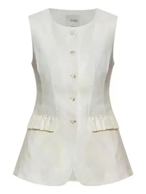 Posse Linen Waistcoat - Neutrals