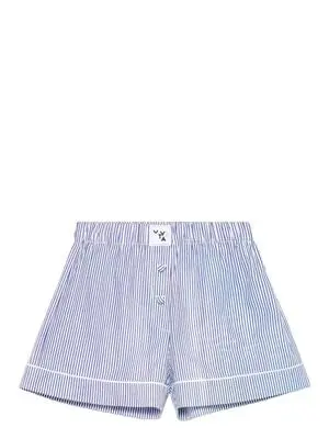 Vivetta Striped Shorts - Blue