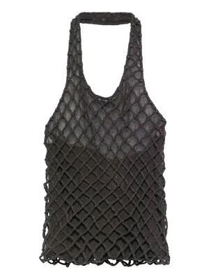 ISA BOULDER Halterneck Top - Grey