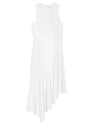 Michael Kors Asymmetric Midi Dress - Neutrals