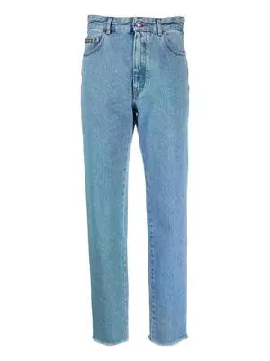 Gcds Crystal-embellished Straight Leg Jeans - Blue