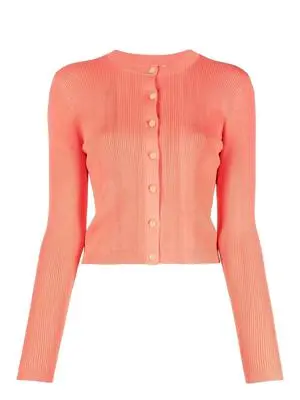 Ralph Lauren Rib-knit Cardigan - Orange
