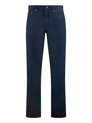 Gant Straight-leg Jeans With Logo Patch - Blue