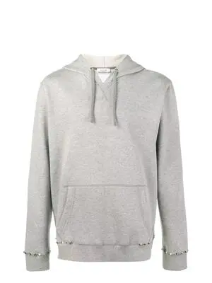 Valentino Garavani Rockstud Hoodie - Grey