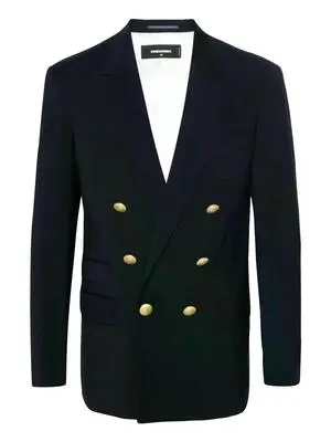 Dsquared2 Palm Beach Virgin Wool Blazer - Blue