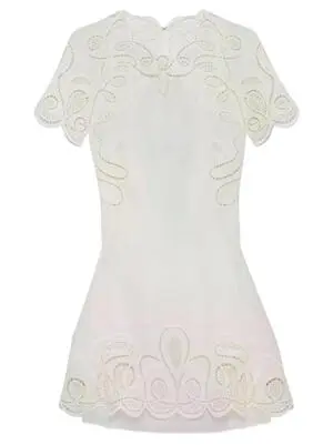 SIMKHAI Embroidered Mini Dress