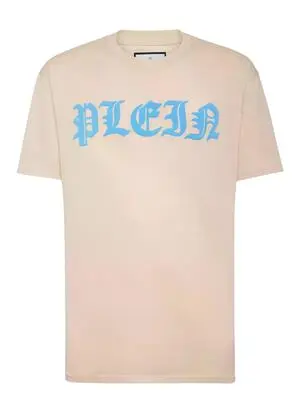 Philipp Plein Gothic Plein Cotton T-shirt - Neutrals