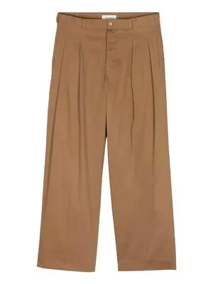 LANEUS Pleat-Detailed Trousers