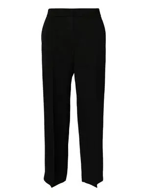 JIL SANDER High-waist Straight-leg Trousers - Black