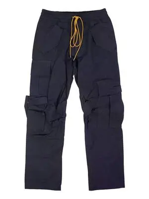 Rhude Drawstring-waist Cargo Trousers - Blue