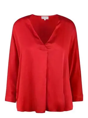 THE ROSE IBIZA Silk Blouse - Red