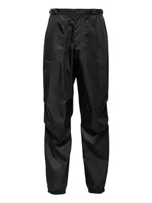 Prada Mid-rise Tapered-leg Trousers - Black