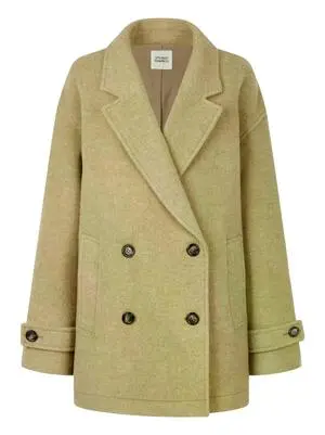 STUDIO TOMBOY Double-breasted Wool-blend Coat - Neutrals