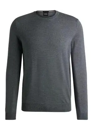 BOSS Crew Neck Jumper - Grey