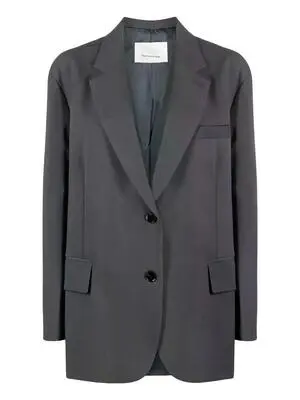 THE FRANKIE SHOP Bea Single-breasted Blazer - Grey
