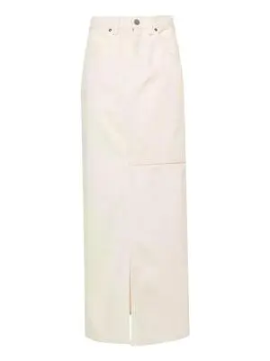 Axel Arigato Cotton Maxi Skirt - Neutrals