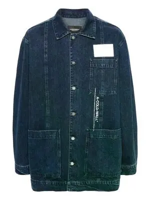 A-COLD-WALL* Logo-print Denim Jacket - Blue