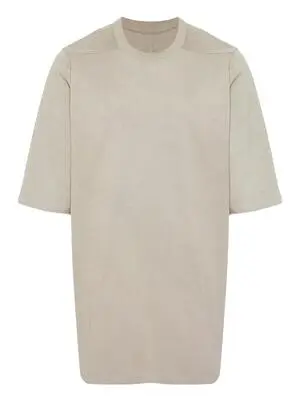 Rick Owens Jumbo Organic-cotton T-shirt Neutrals