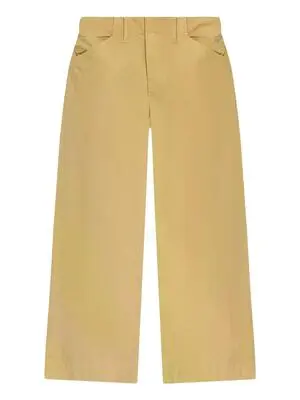 Rag & Bone Cotton-twill Cropped Trousers - Neutrals