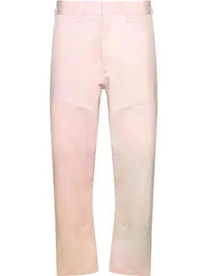 SAINT MXXXXXX Cropped Cotton Chinos - Pink