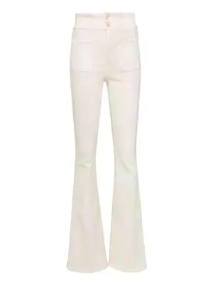 Veronica Beard Beverly Flared Jeans - Neutrals