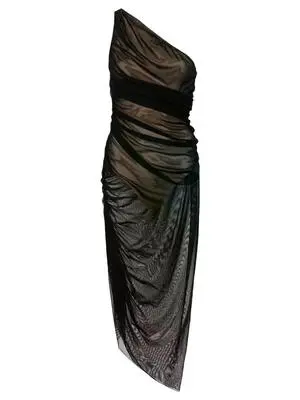 Norma Kamali Diana One-shoulder Gown - Black