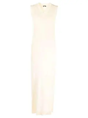 Aspesi Sleeveless Knitted Dress - Neutrals