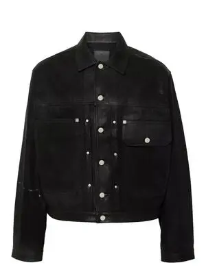 Givenchy Coated Denim Jacket - Black