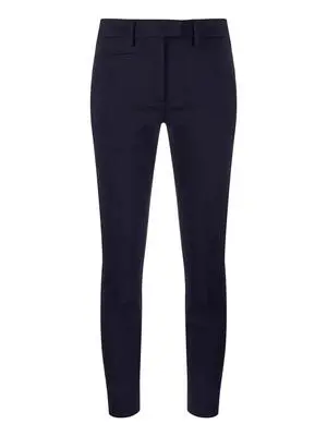 DONDUP Slim-cut Cropped Trousers - Blue