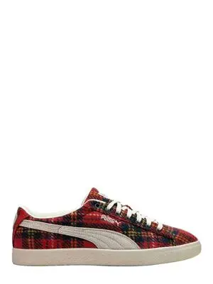 PUMA Suede Vtg Harris Tweed Sneakers - Red
