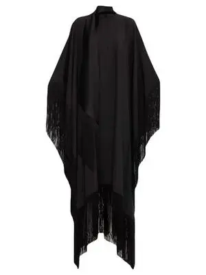 TALLER MARMO Mrs. Ross Asymmetric Kaftan Dress - Black