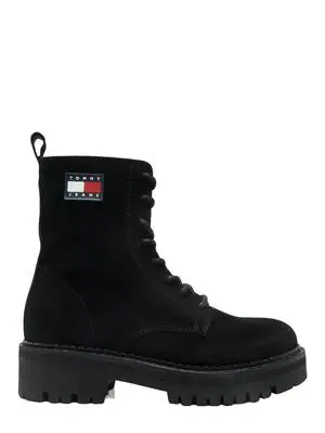 Tommy Hilfiger Suede Boots - Black