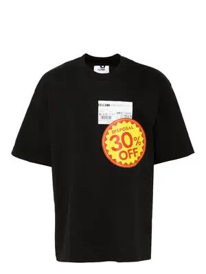 DOUBLET Disposal Reduction T-shirt Black