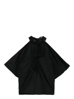 Giambattista Valli Draped Blouse - Black