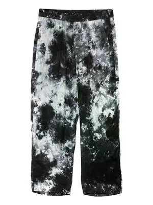SAPIO Nº42l Patterned Trousers - Black