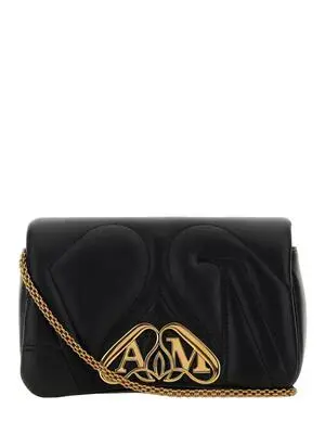 Alexander McQueen The Seal Cross Body Bag - Black