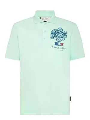 Philipp Plein Racing Car Polo Shirt - Green
