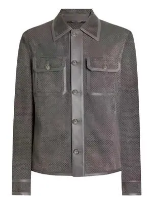 Dolce & Gabbana Lamb-suede Jacket - Grey
