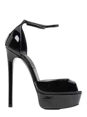 Casadei Flora Stiletto Sandals - Black