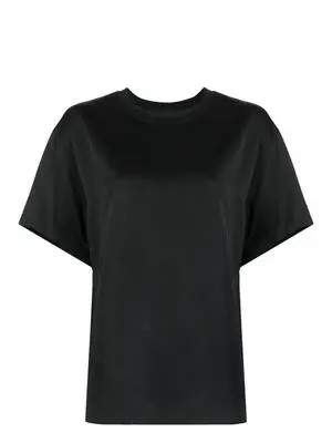 JUUN.J Round-neck Short-sleeve T-shirt - Black